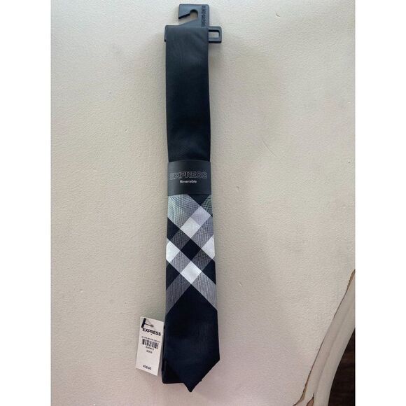 Express | Accessories | Nwt Black Express Reversable Tie | Poshmark